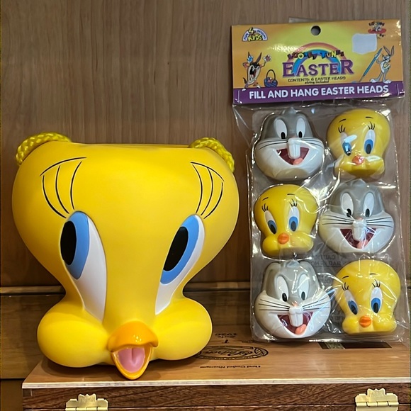 Warner Bros. | Holiday | Looney Tunes Tweety Bird Easter Basket W 6 ...